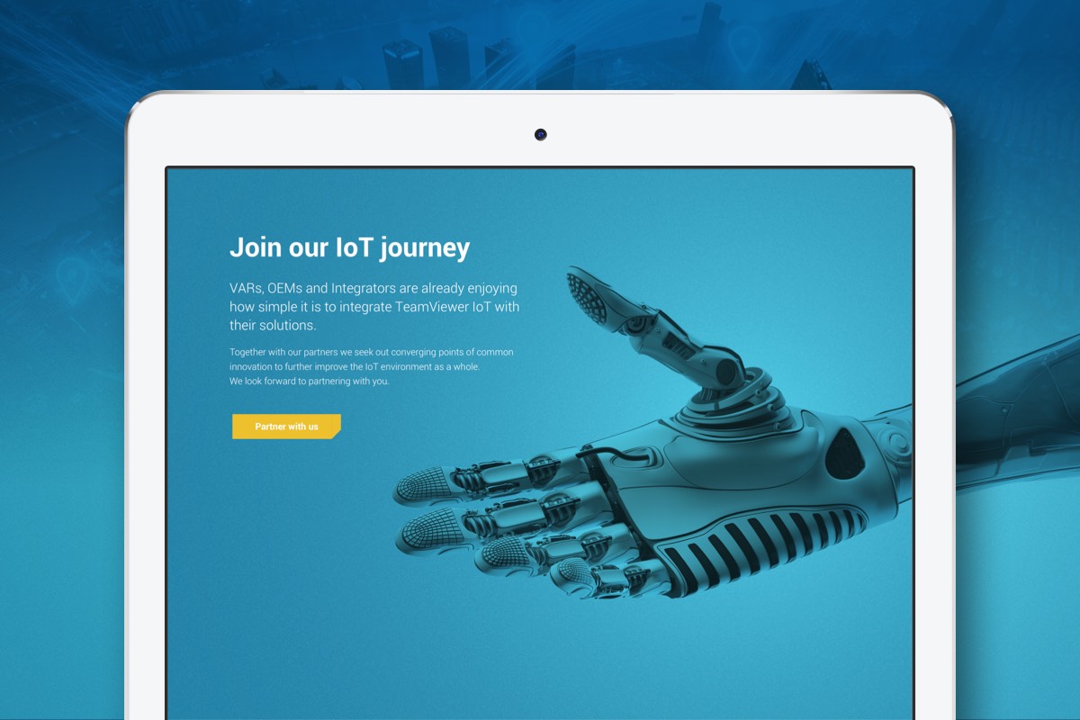 TeamViewer IoT ° UI Design | Webdesign ° MRP/Studio